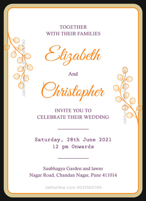 Wedding/Marriage Invitation, Save the Date Card
